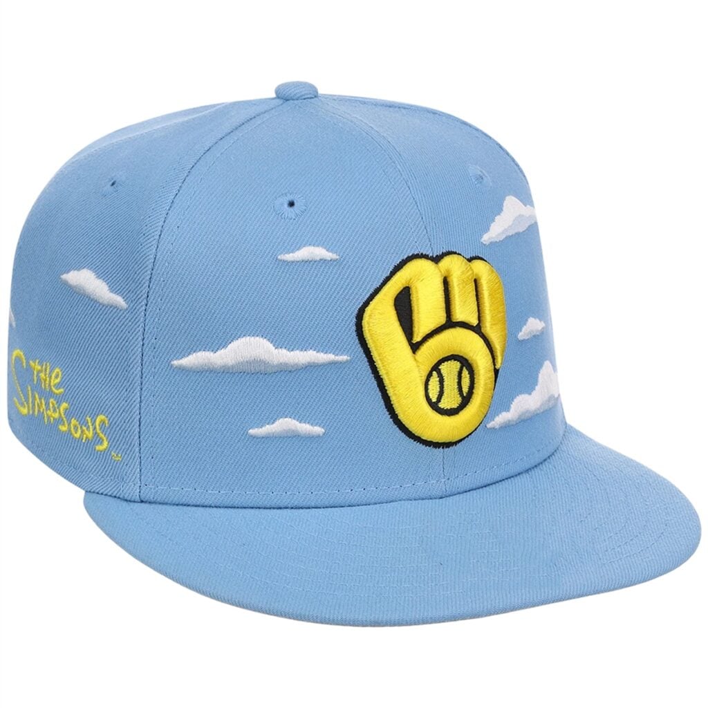 2026 Milwaukee Brewers The Simpsons Clouds Cap - Grishko