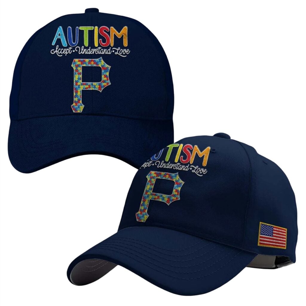 2026 Pittsburgh Pirates Autism Accept Understand Love Hat - Grishko