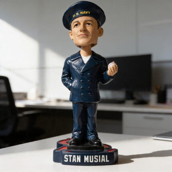 St Louis Cardinals Stan Musial Military Bobblehead 2026 Giveaway - Grishko